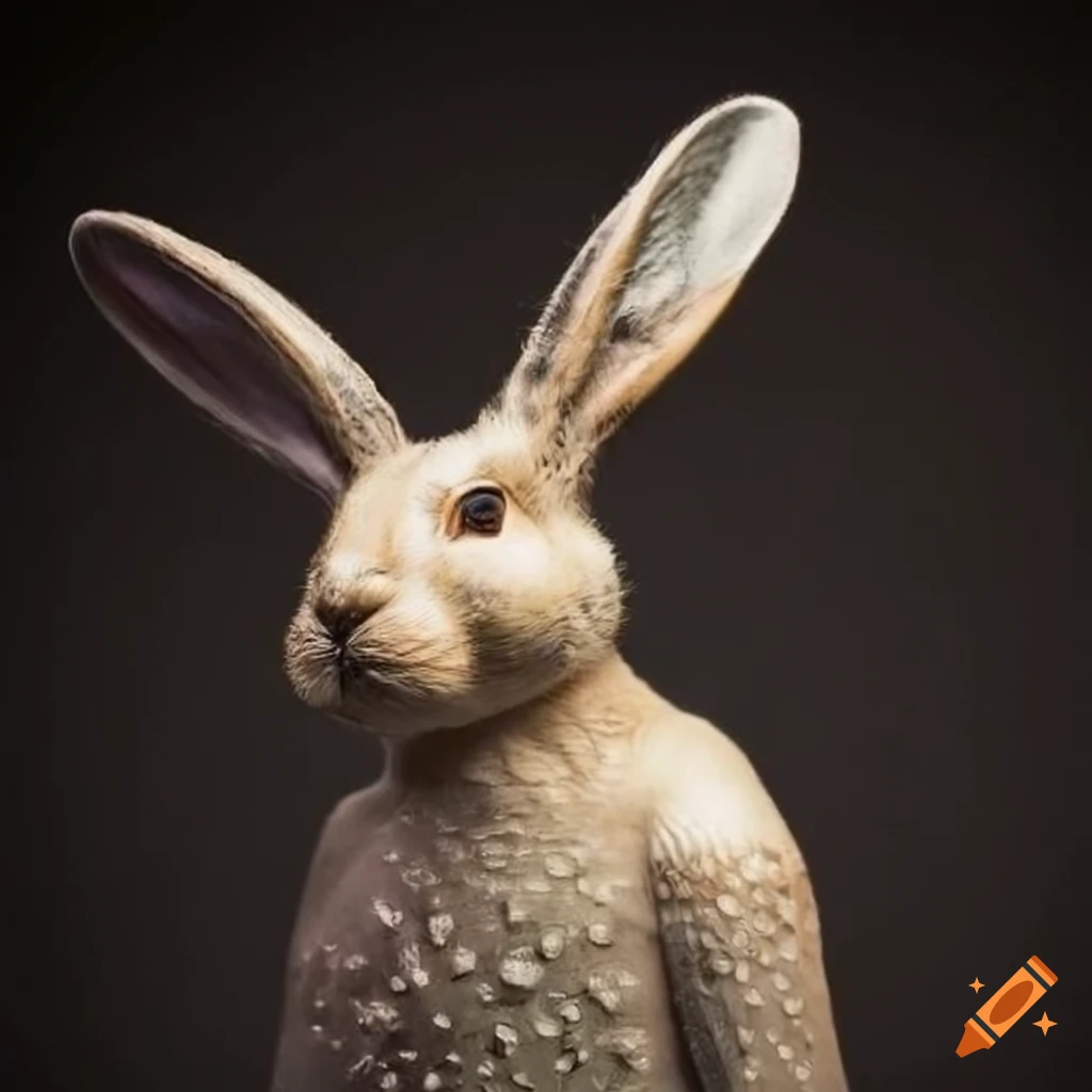 Old vinyl hare on Craiyon