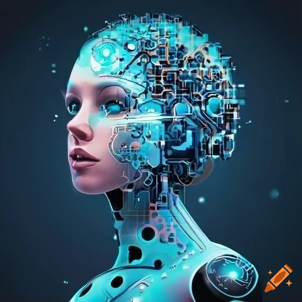 Creative artificial intelligence illustration on Craiyon