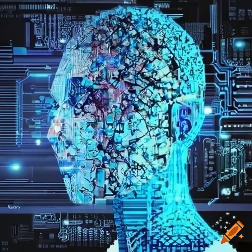 Artificial intelligence concept on Craiyon