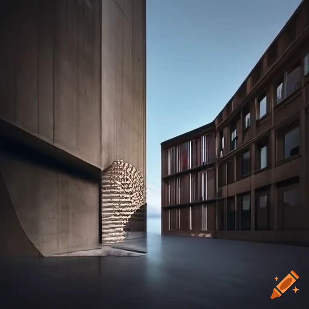 Office buildings complex inspired by carlo scarpa's architecture with ...