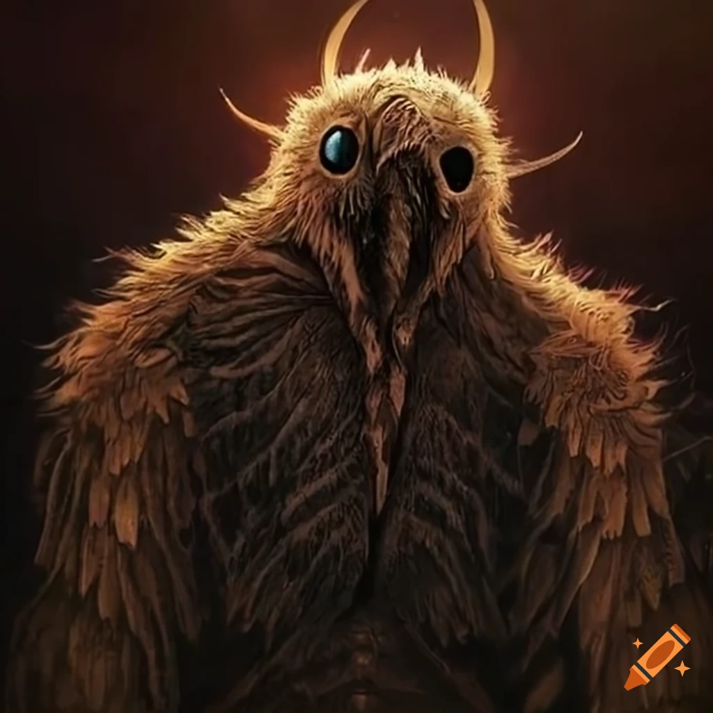 The mothman on Craiyon