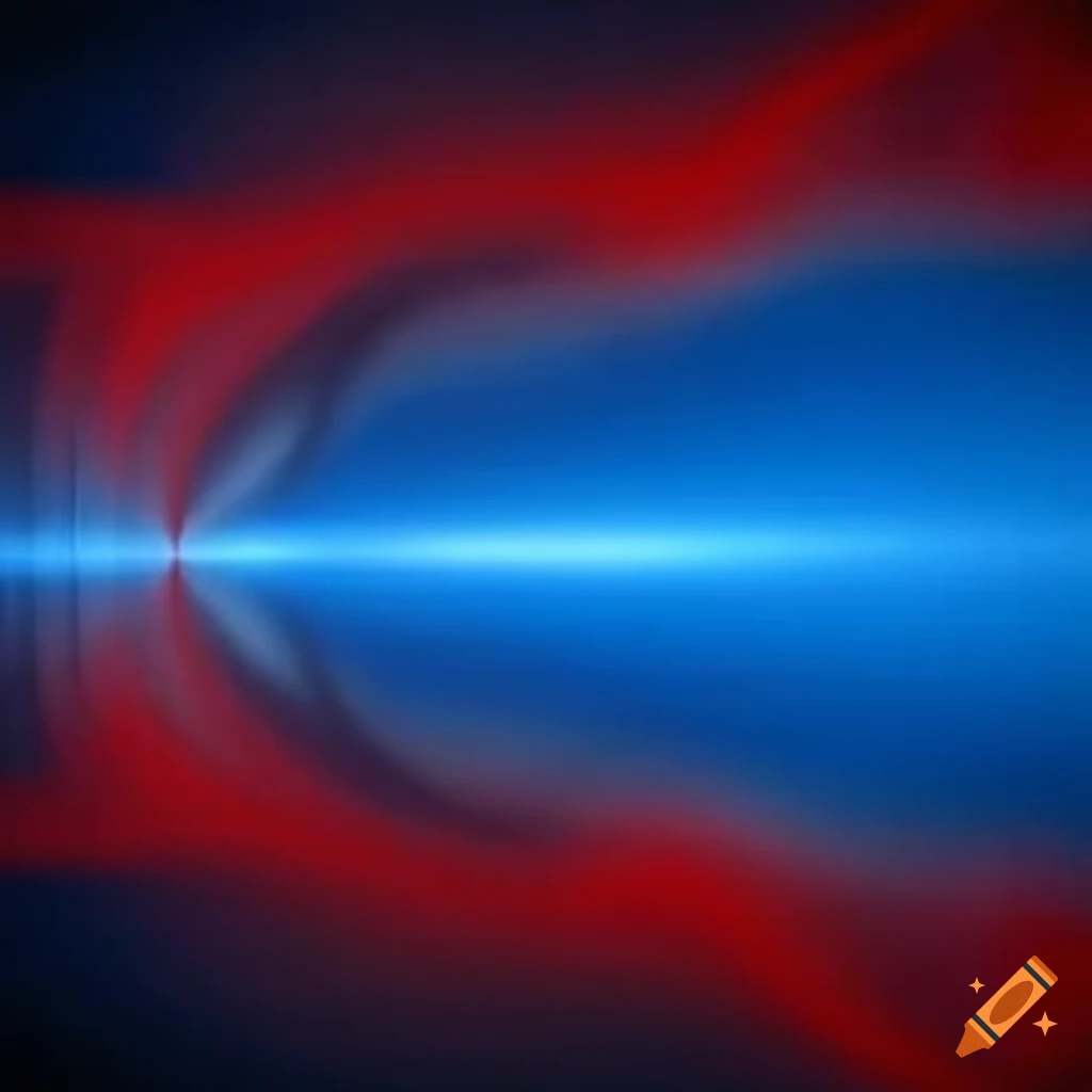 Blue wave transforming into red wave on Craiyon