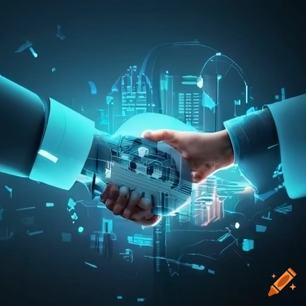 Efficient team at a project management board working on complex ...