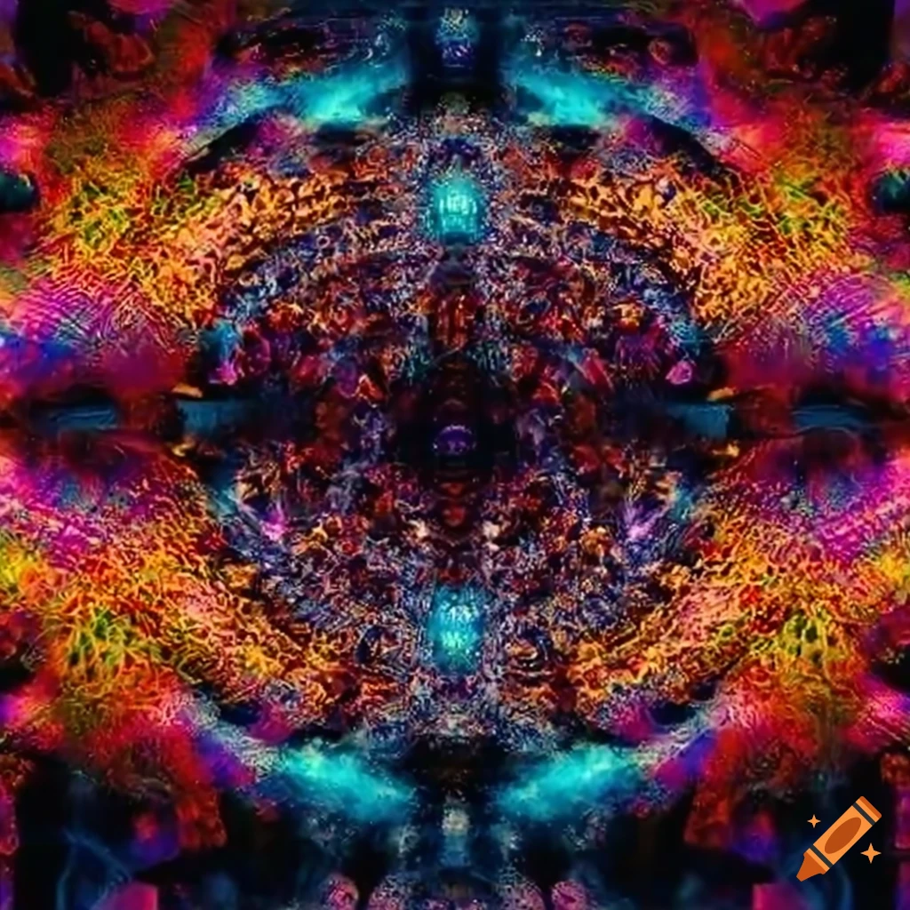 Music visualization of rhythmic drumbeat and deep sub-bass waves on Craiyon