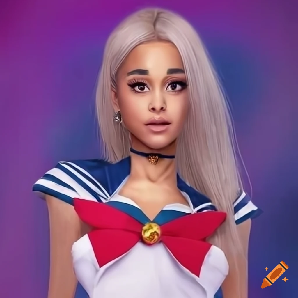 Realistic ariana grande in sailor scout costume inspired by sailor moon ...