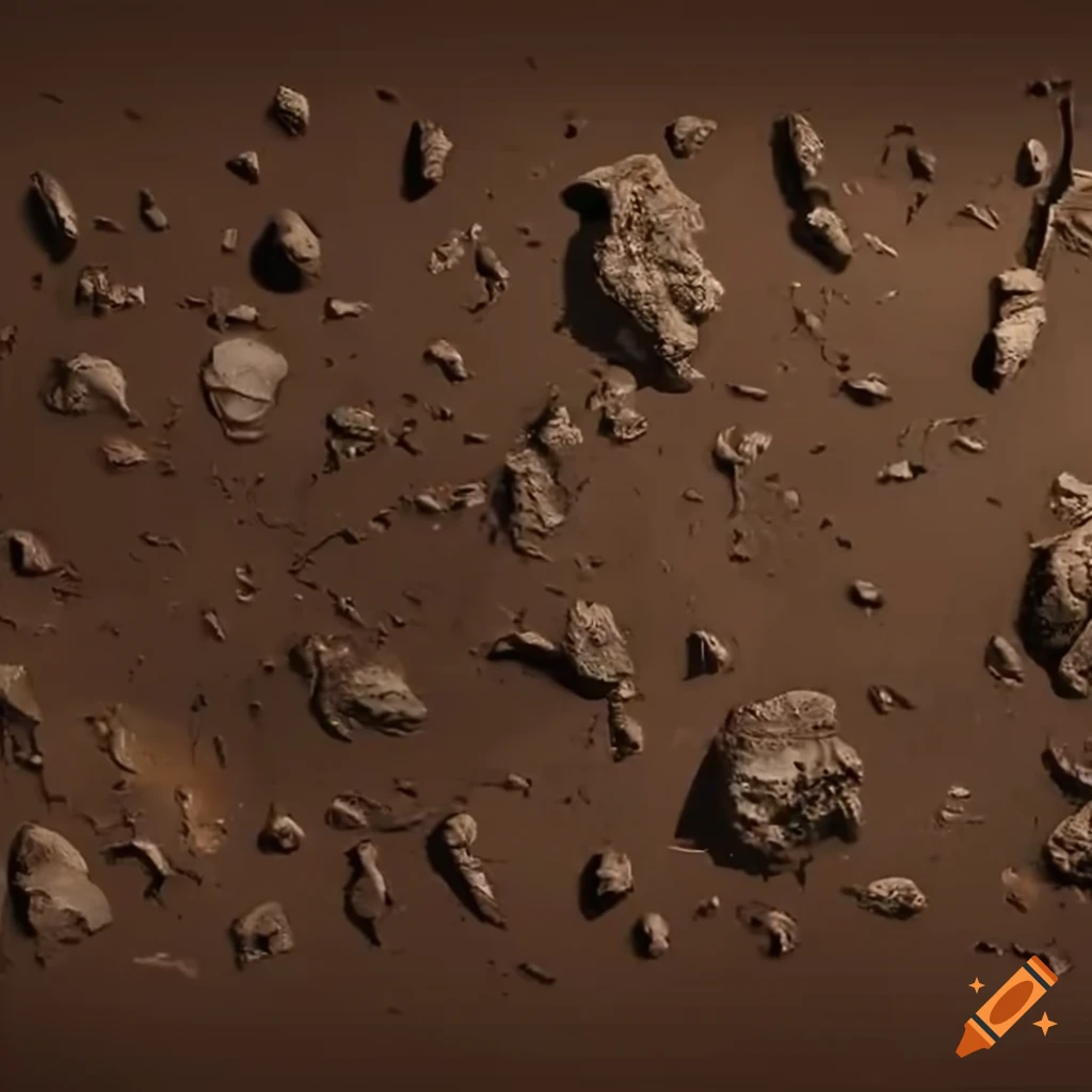 Realistic and highly detailed earthy textures of dirt on Craiyon