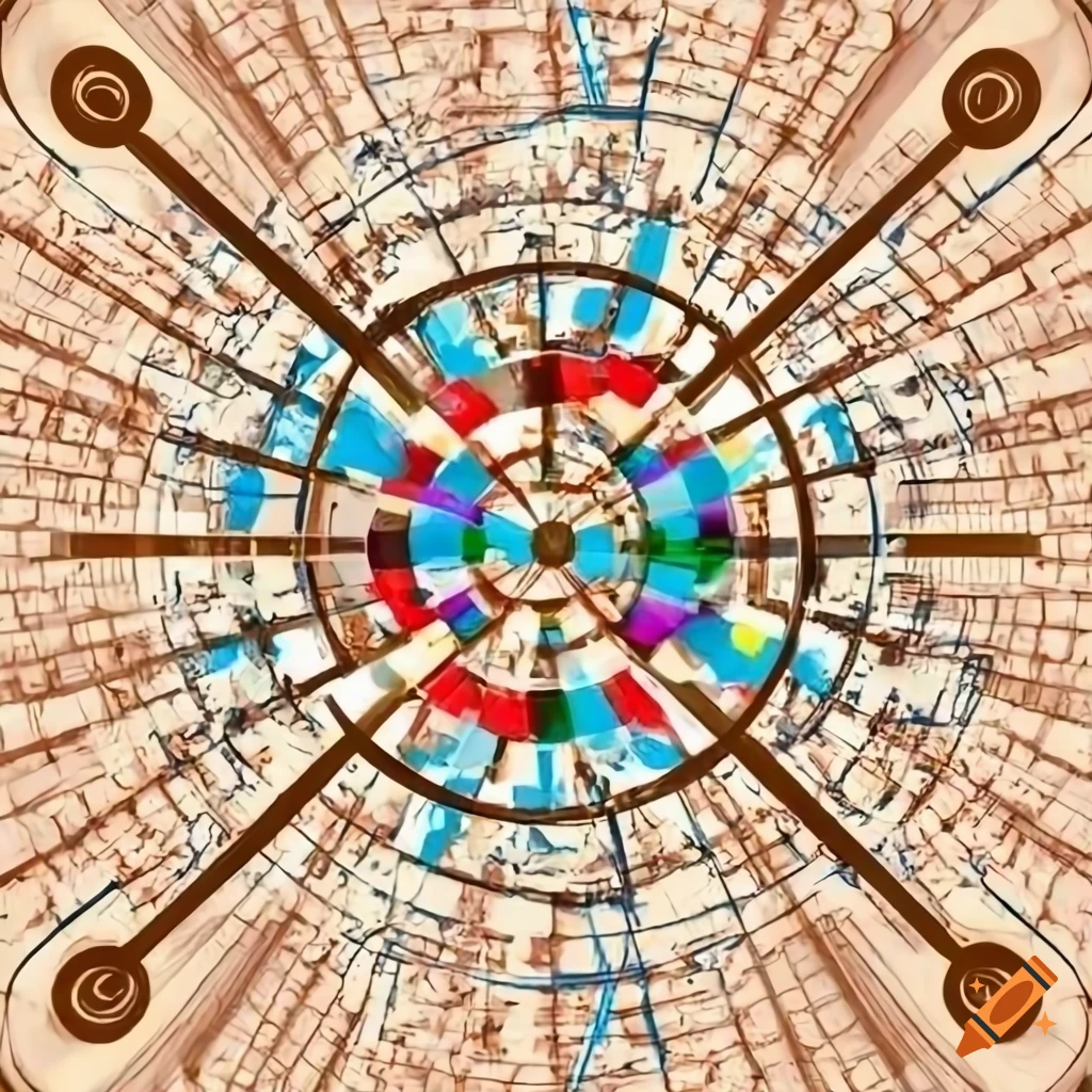 Modern abstract design symbolizing unity across disciplines with earth ...