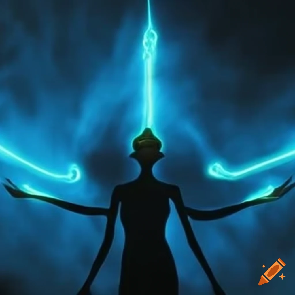 Spiritual quote about luminous beings and existence on Craiyon