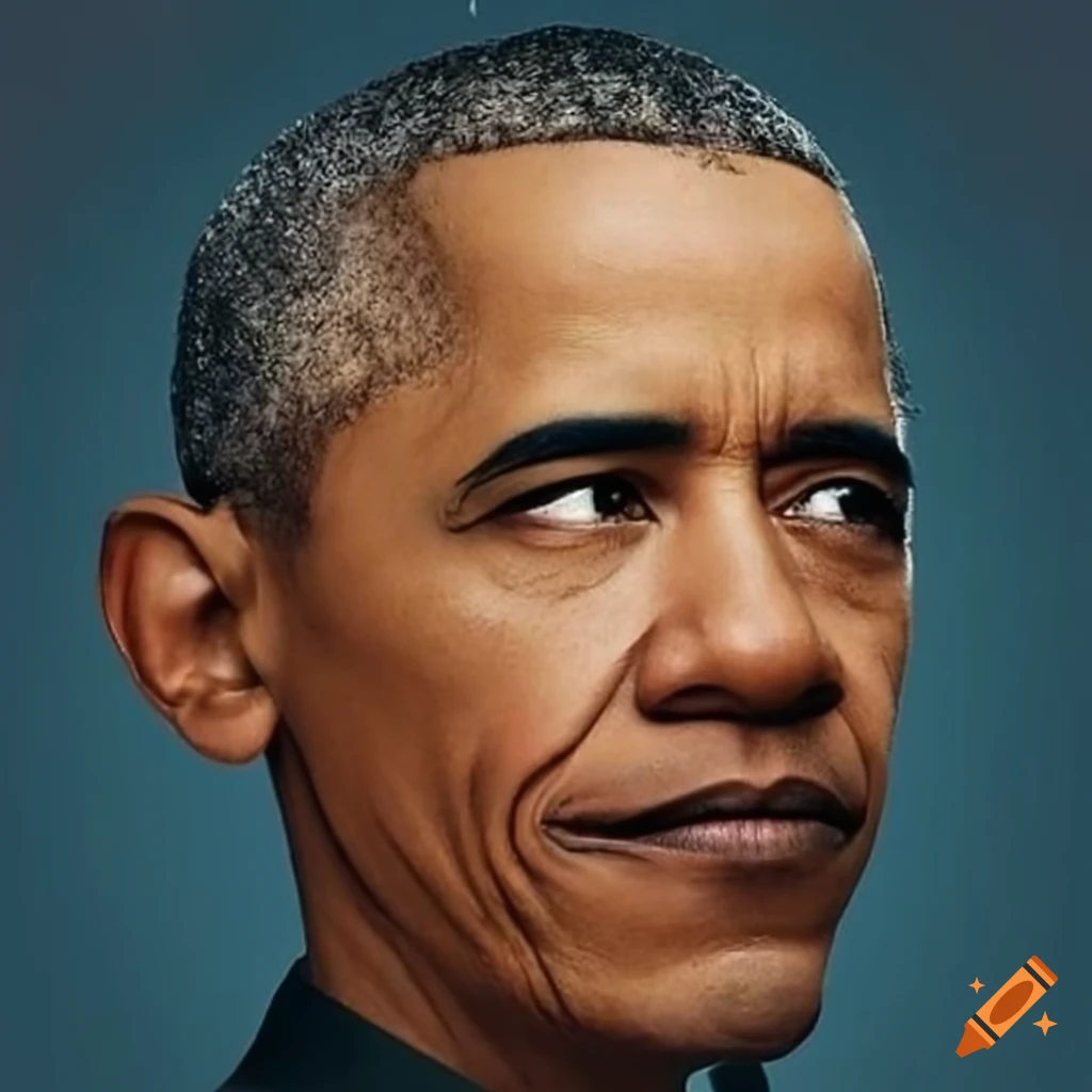 Unique character with features of Obama and Gus Fring in a creative ...