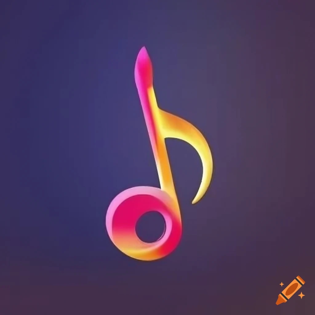 Music logo on Craiyon