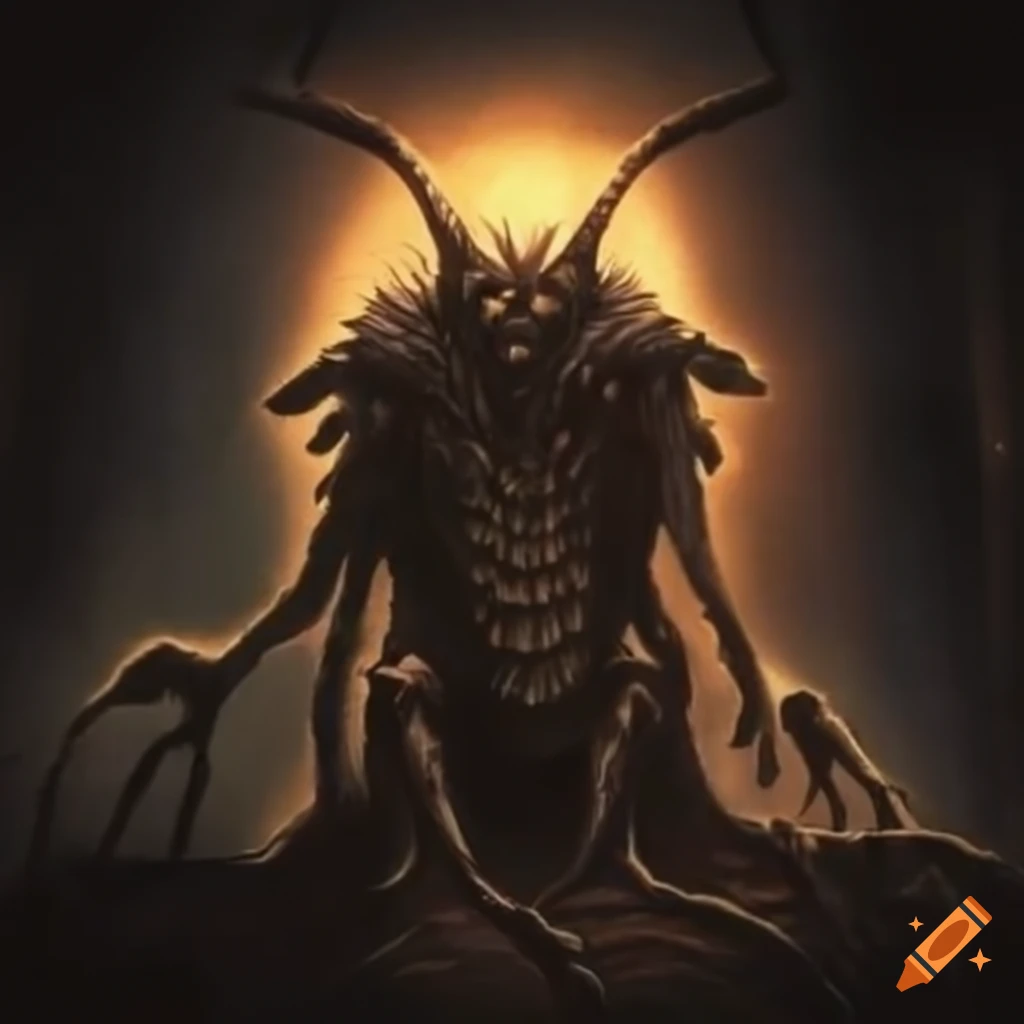 The mothman on Craiyon