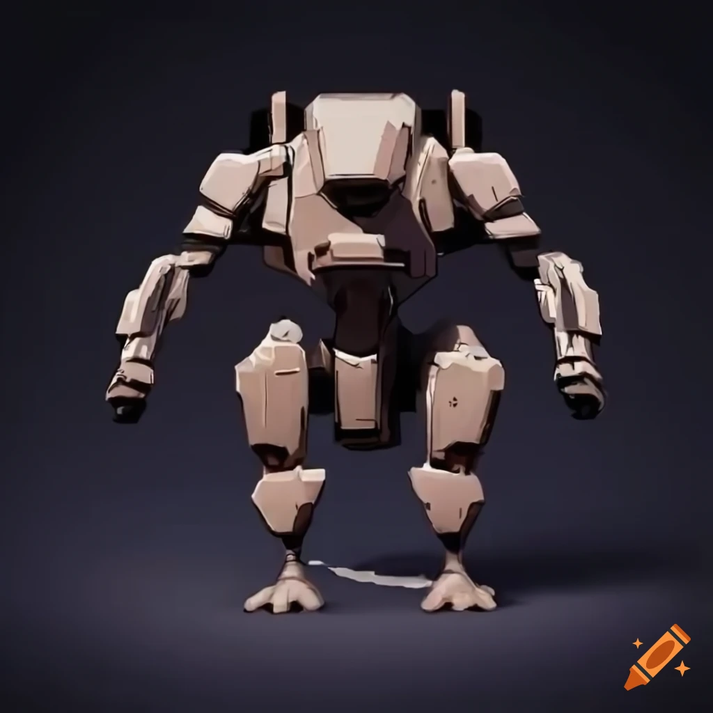 Zatoichi sleek and sophisticated mech design on Craiyon