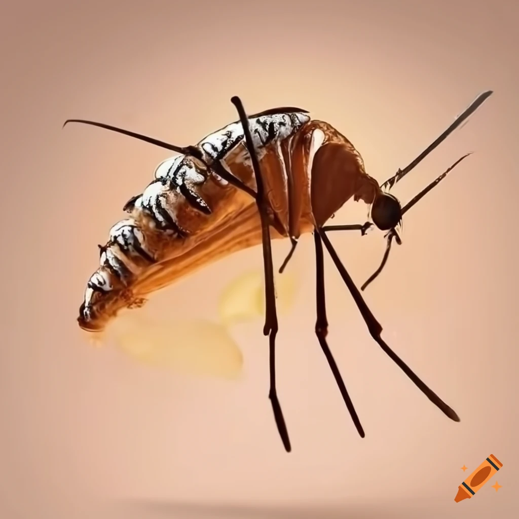 Swarm of butter-dripping croissants with insect legs on Craiyon