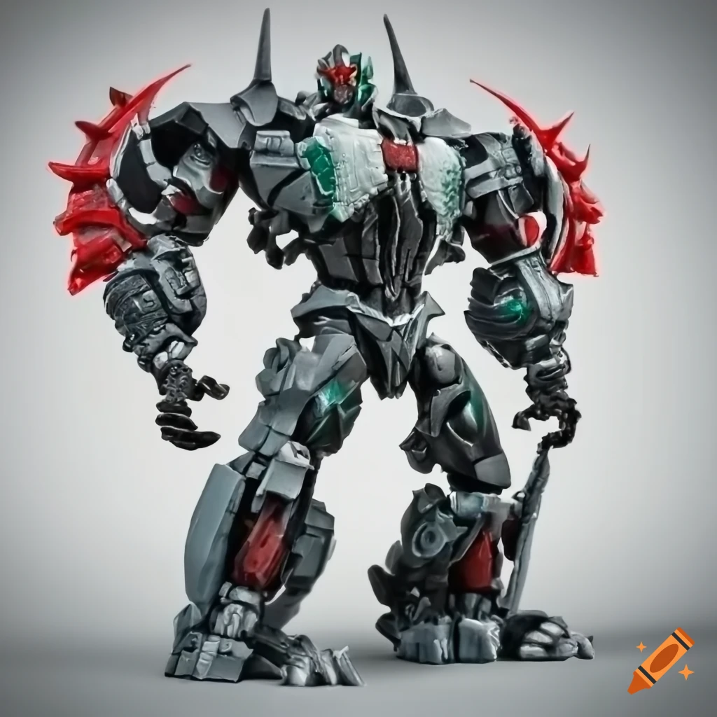 Spawn-styled transformer robot with intricate details in ultra ...