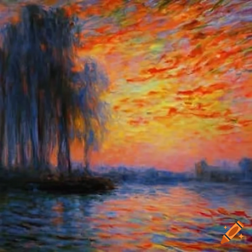 Impressionist painting by claude monet on Craiyon
