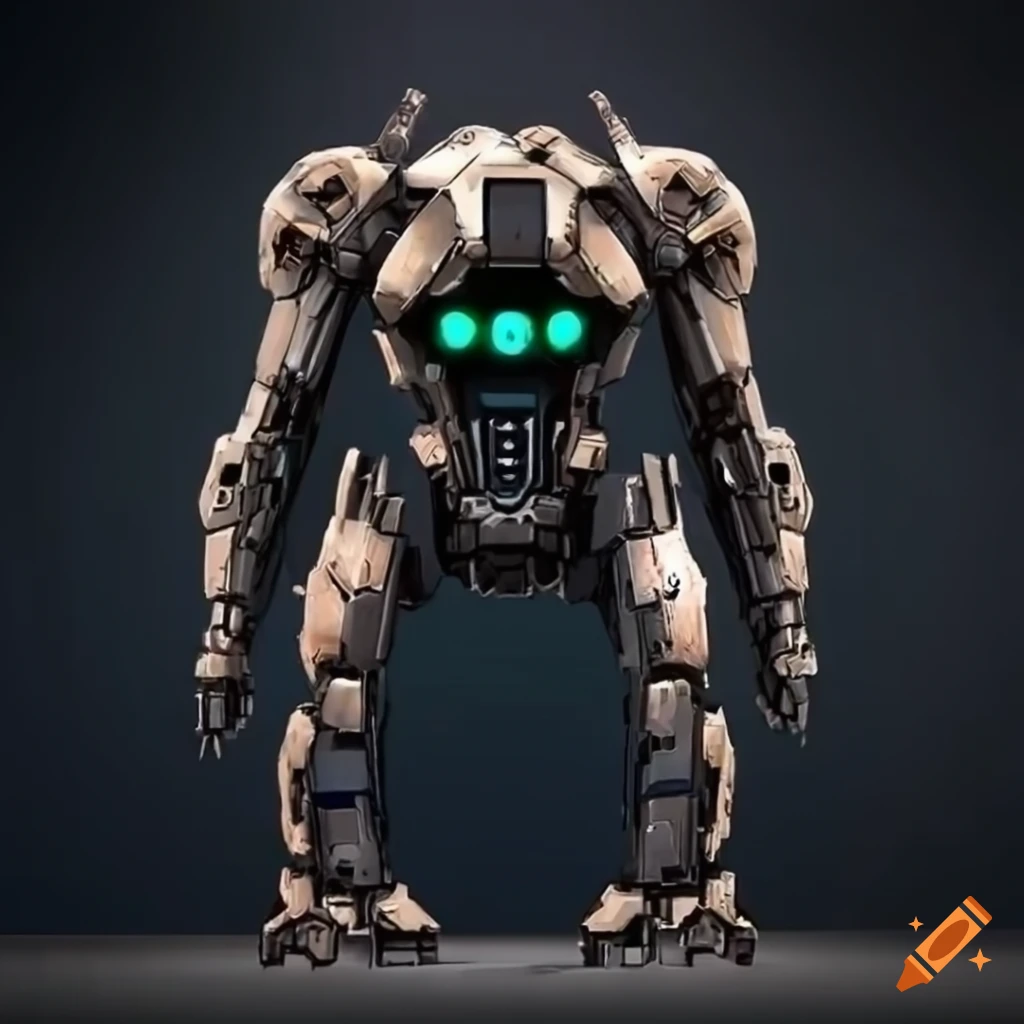 Sleek and sophisticated beautiful mech robot on Craiyon