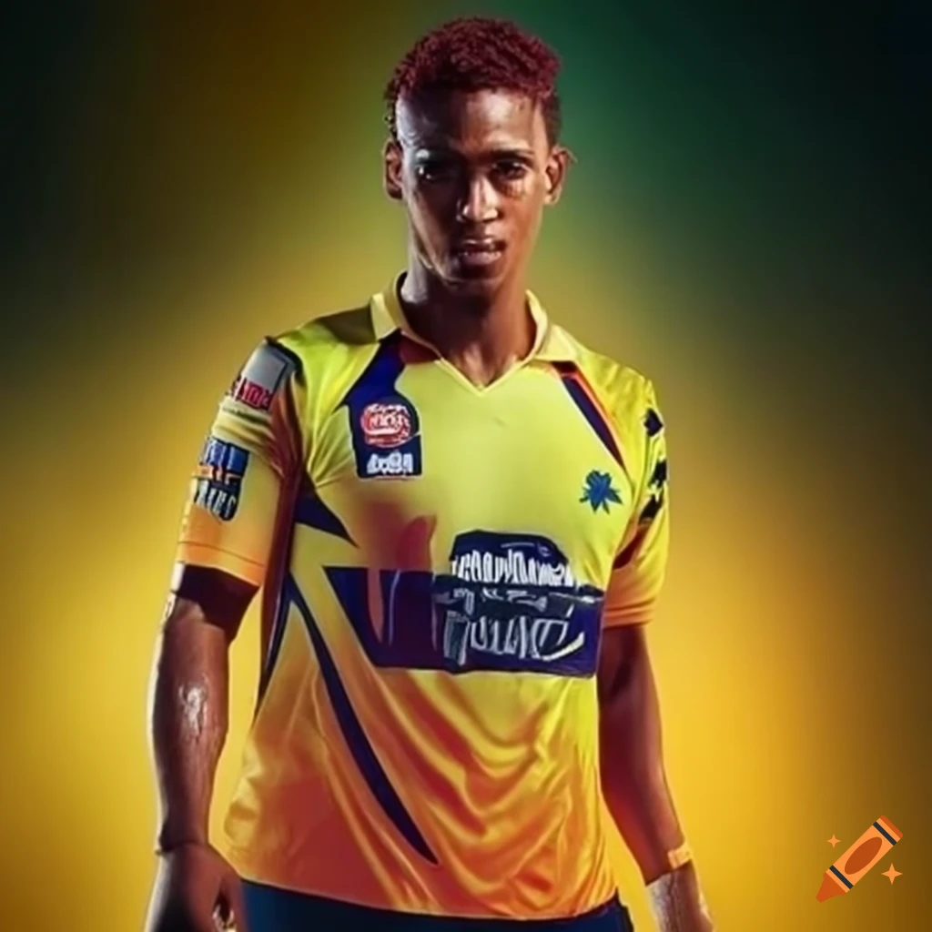 Csk jersey on Craiyon