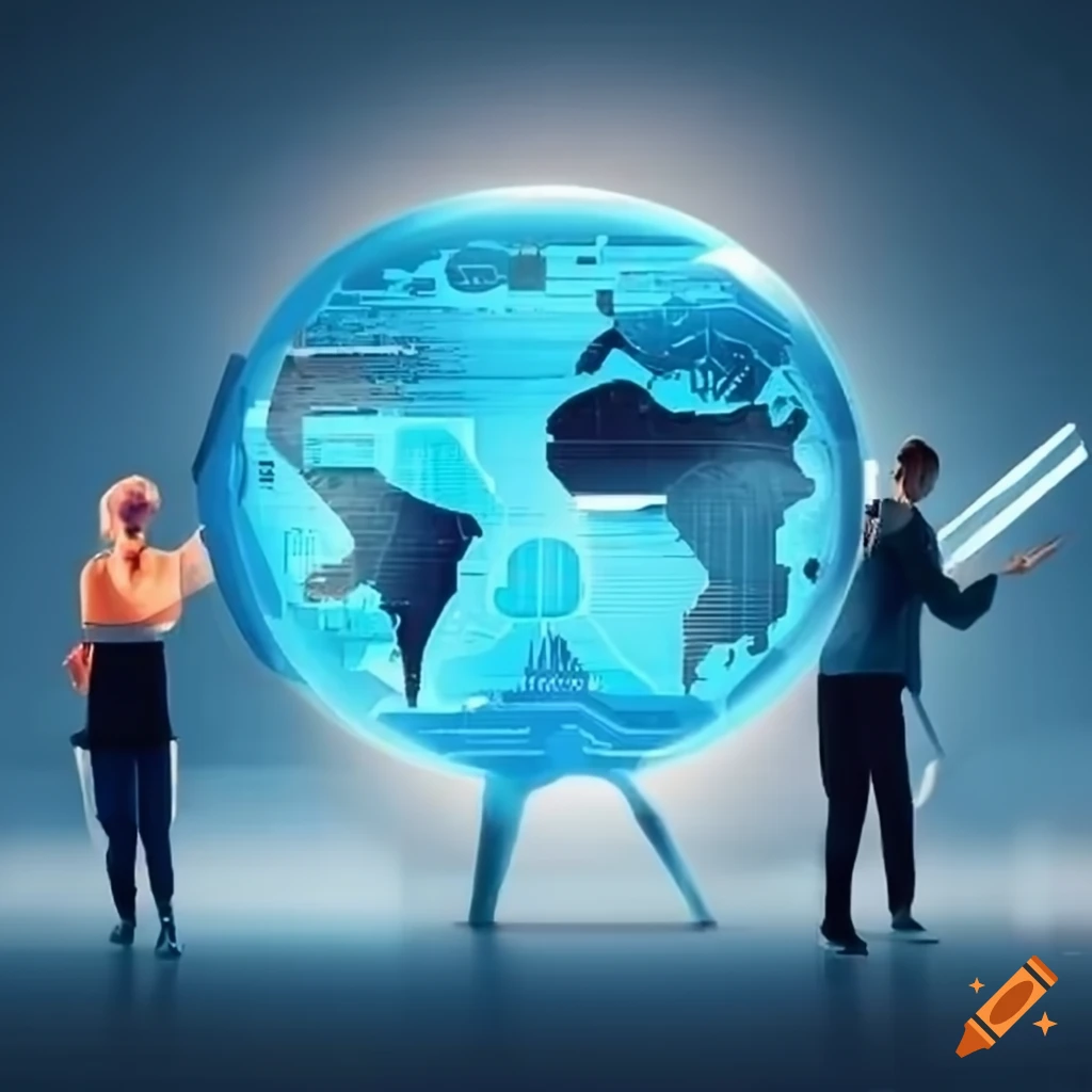 Efficient team at a project management board working on complex ...