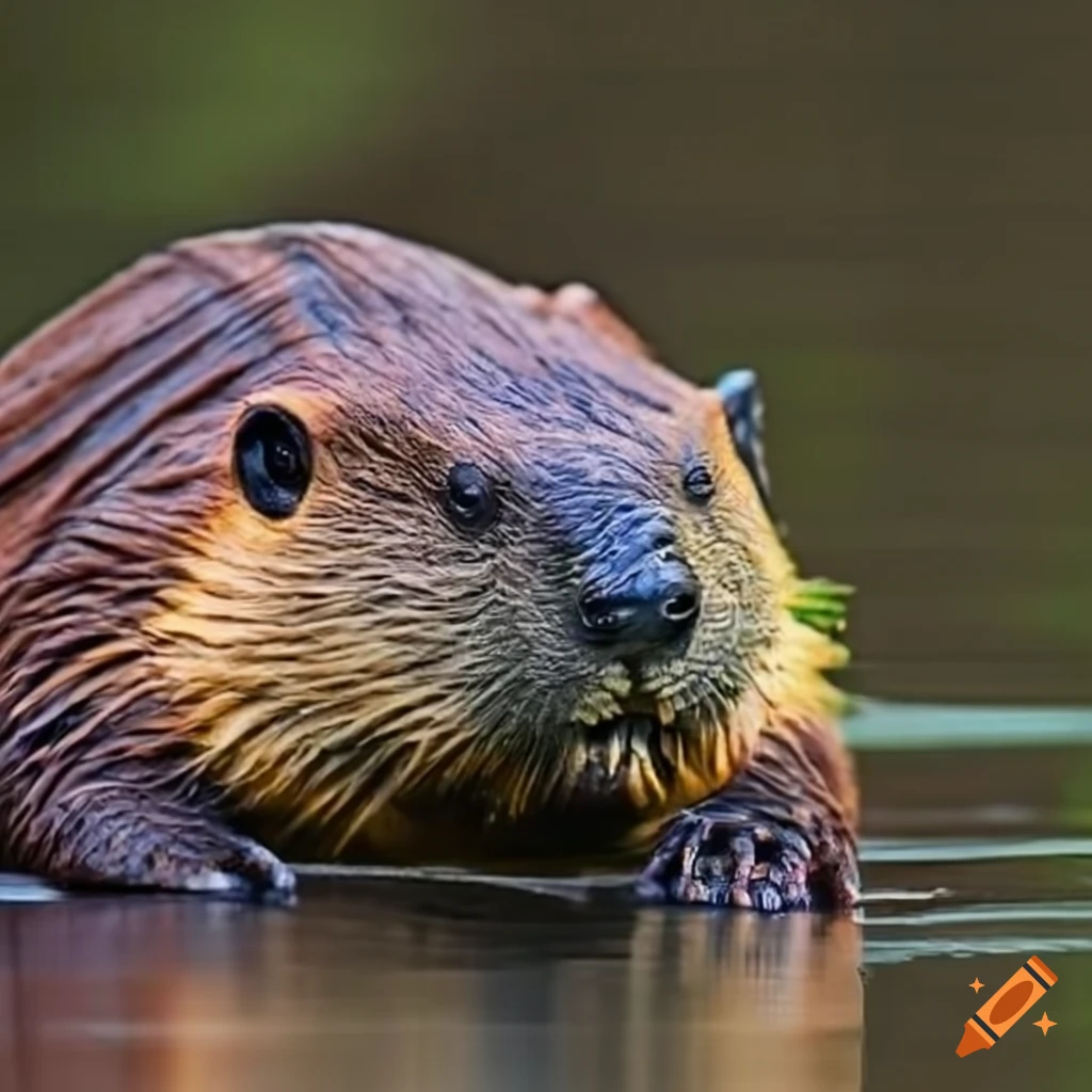 Beaver turtle hybrid creature on Craiyon