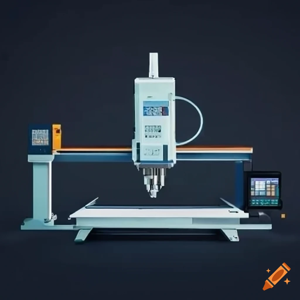 Cnc machine producing items based on input on Craiyon