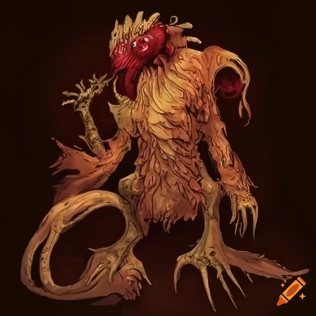 Lovecraftian style monster chicken on Craiyon