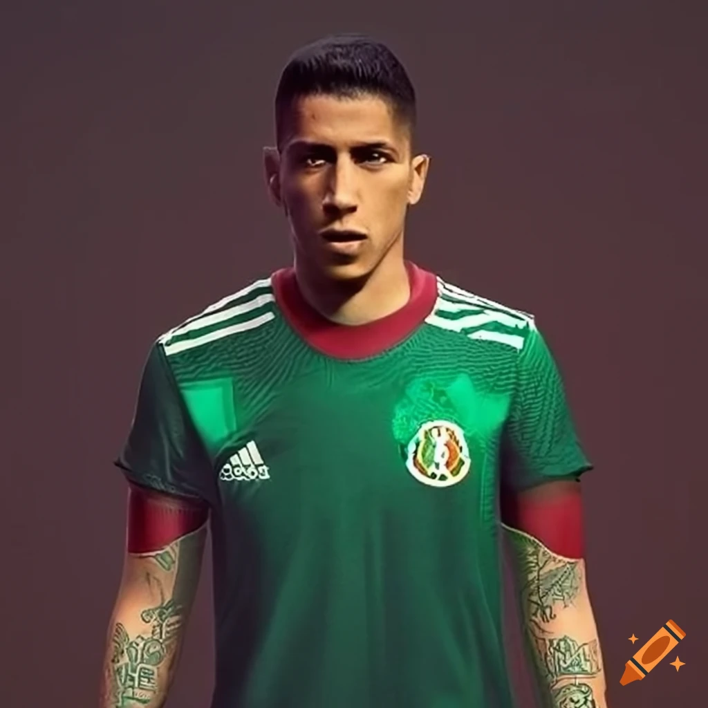 Mexico soccer kit on Craiyon