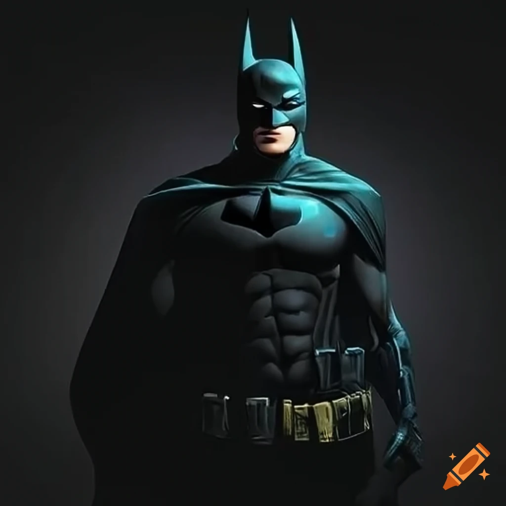 Batman looking up on Craiyon