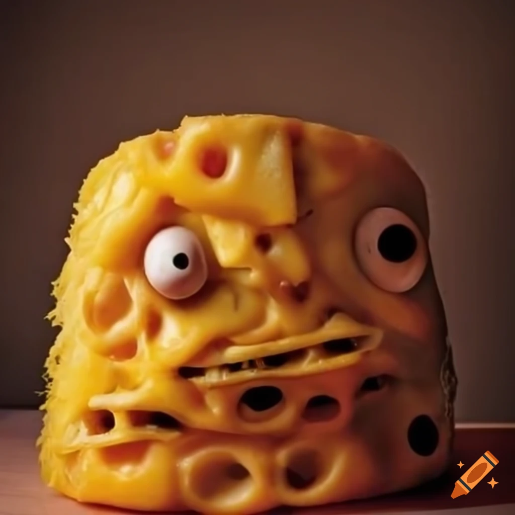 Cheese monster on Craiyon