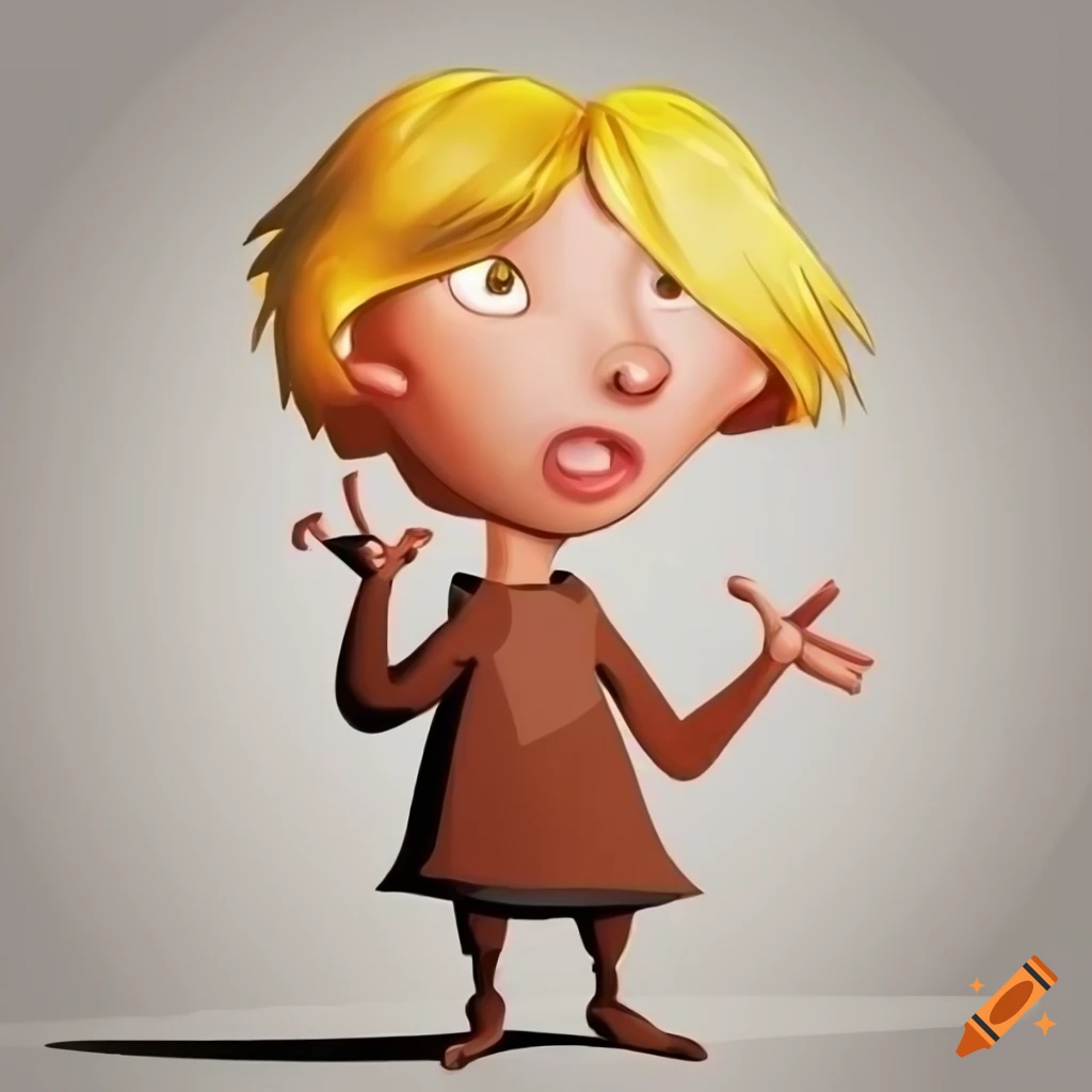 Cartoon person on Craiyon