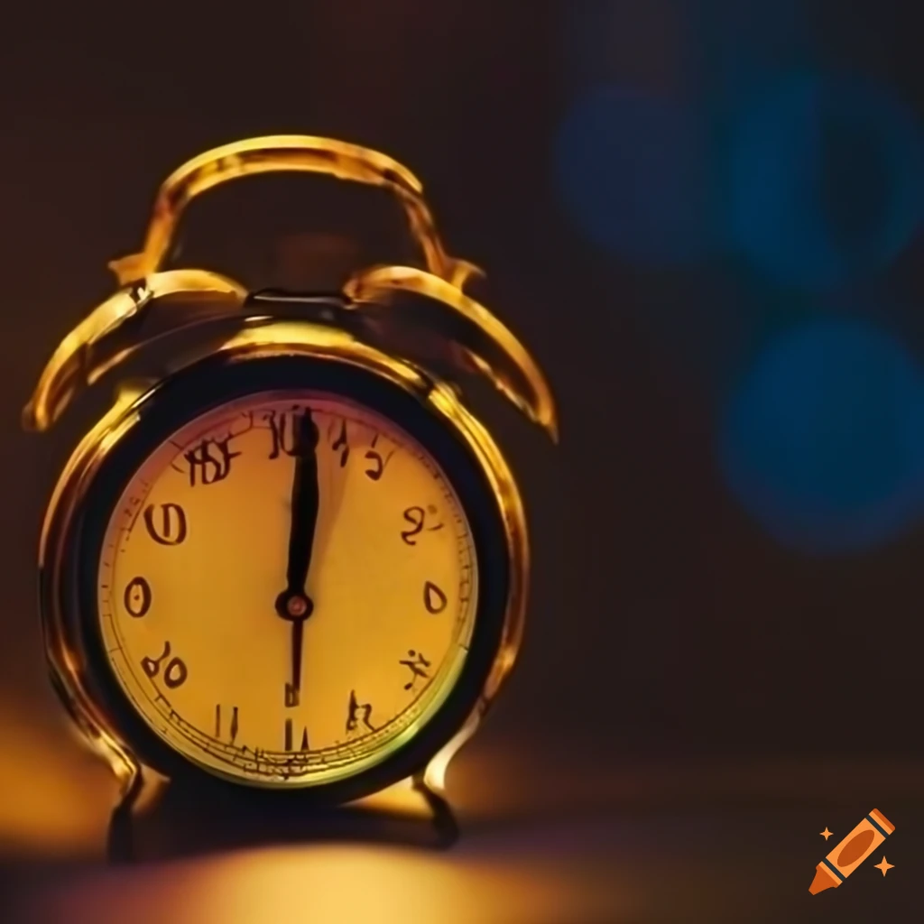 Vibrant series of clocks on Craiyon