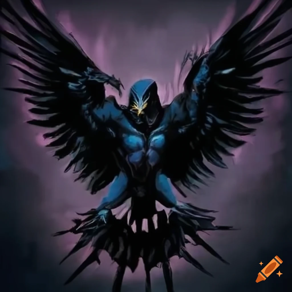 Dark hawk on Craiyon