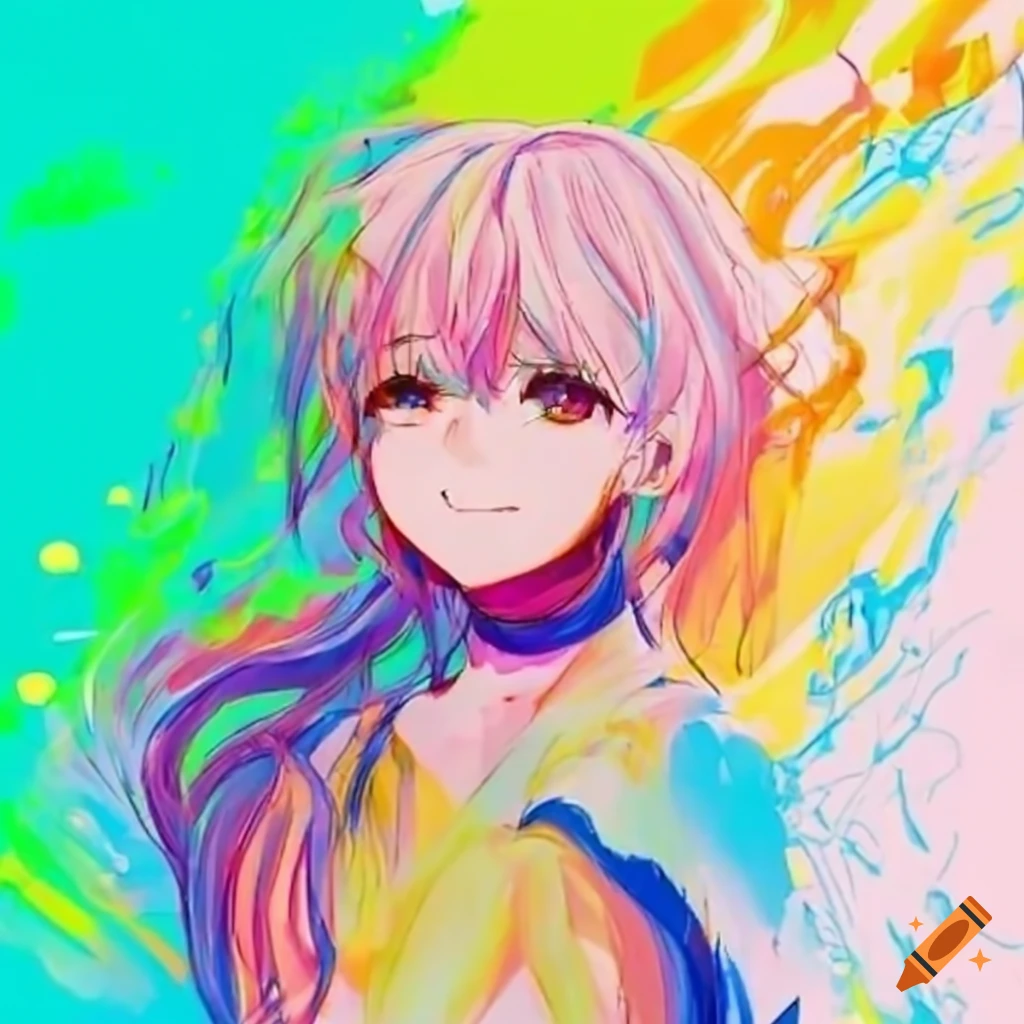 A hopeful anime character on Craiyon