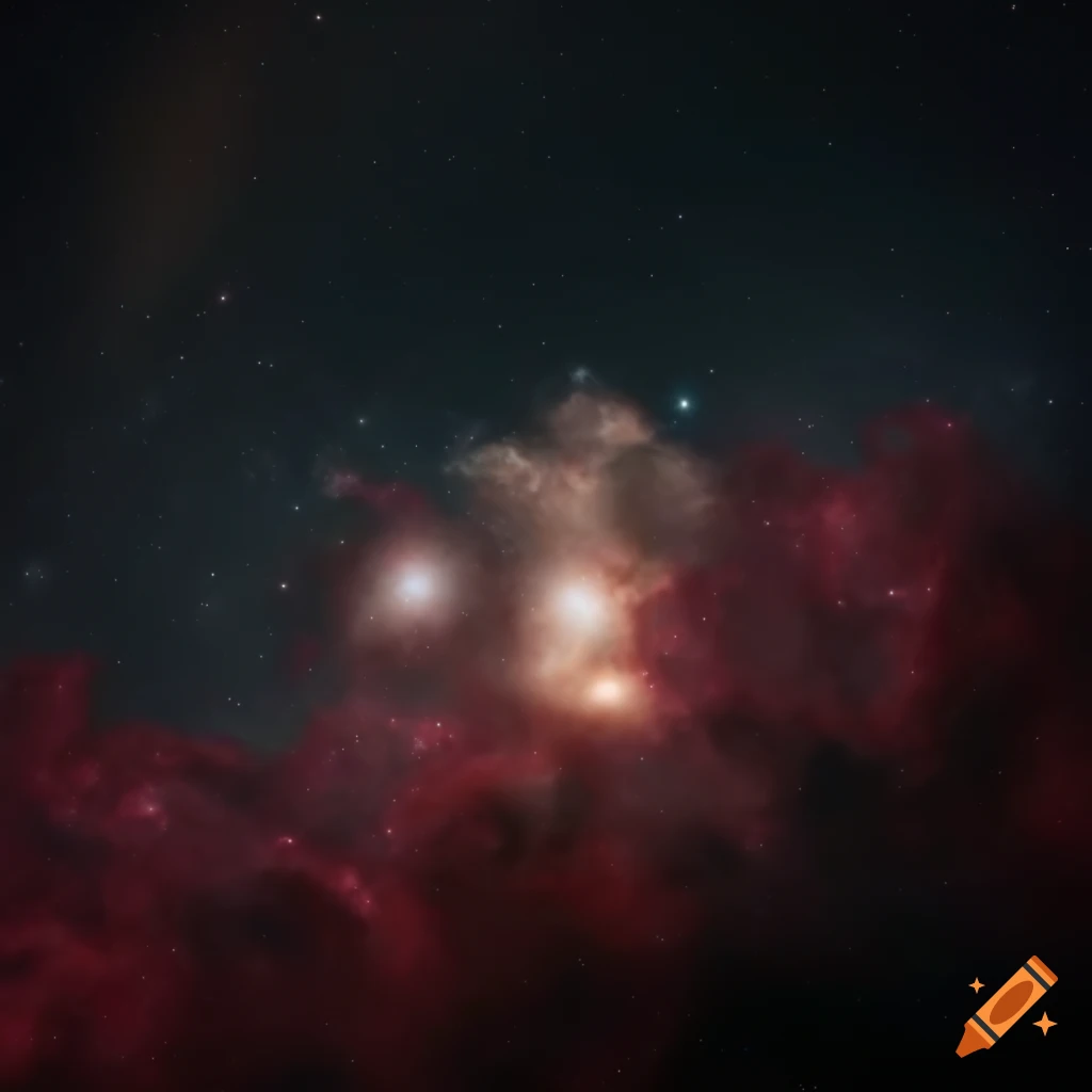 Cosmic view of galaxies, dust clouds, stars, and planets in space on Craiyon