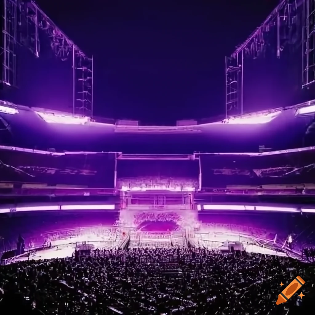 Large concert stage setup for stadium tour inspired by Taylor Swift's ...