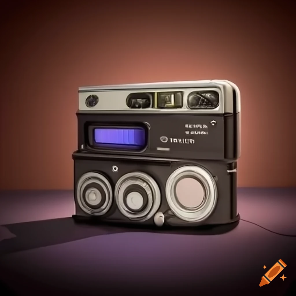 Stylized radio on Craiyon