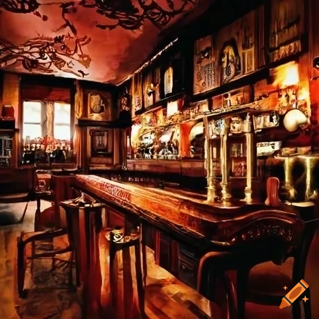 Pub establishment on Craiyon