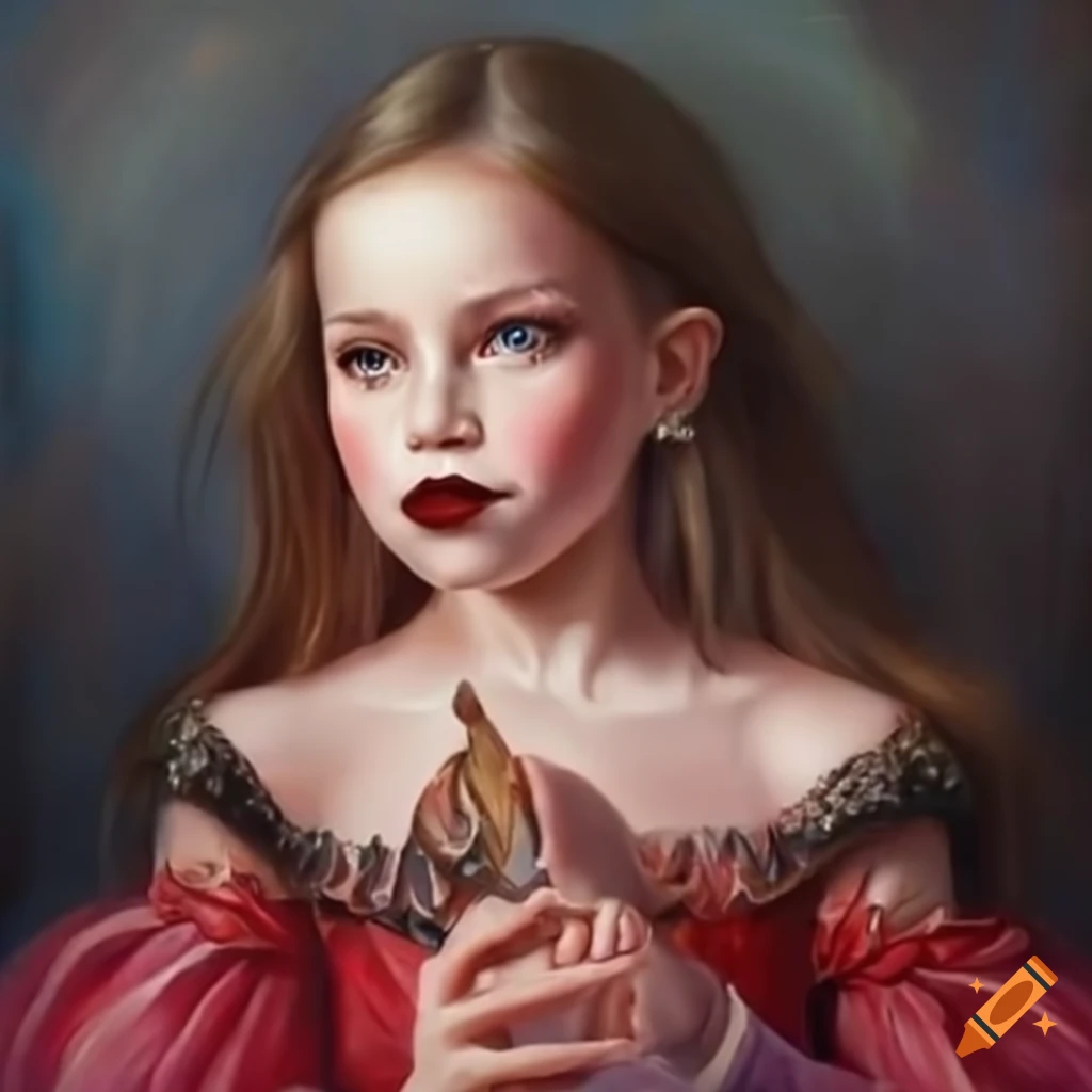 Young vampire princess on Craiyon