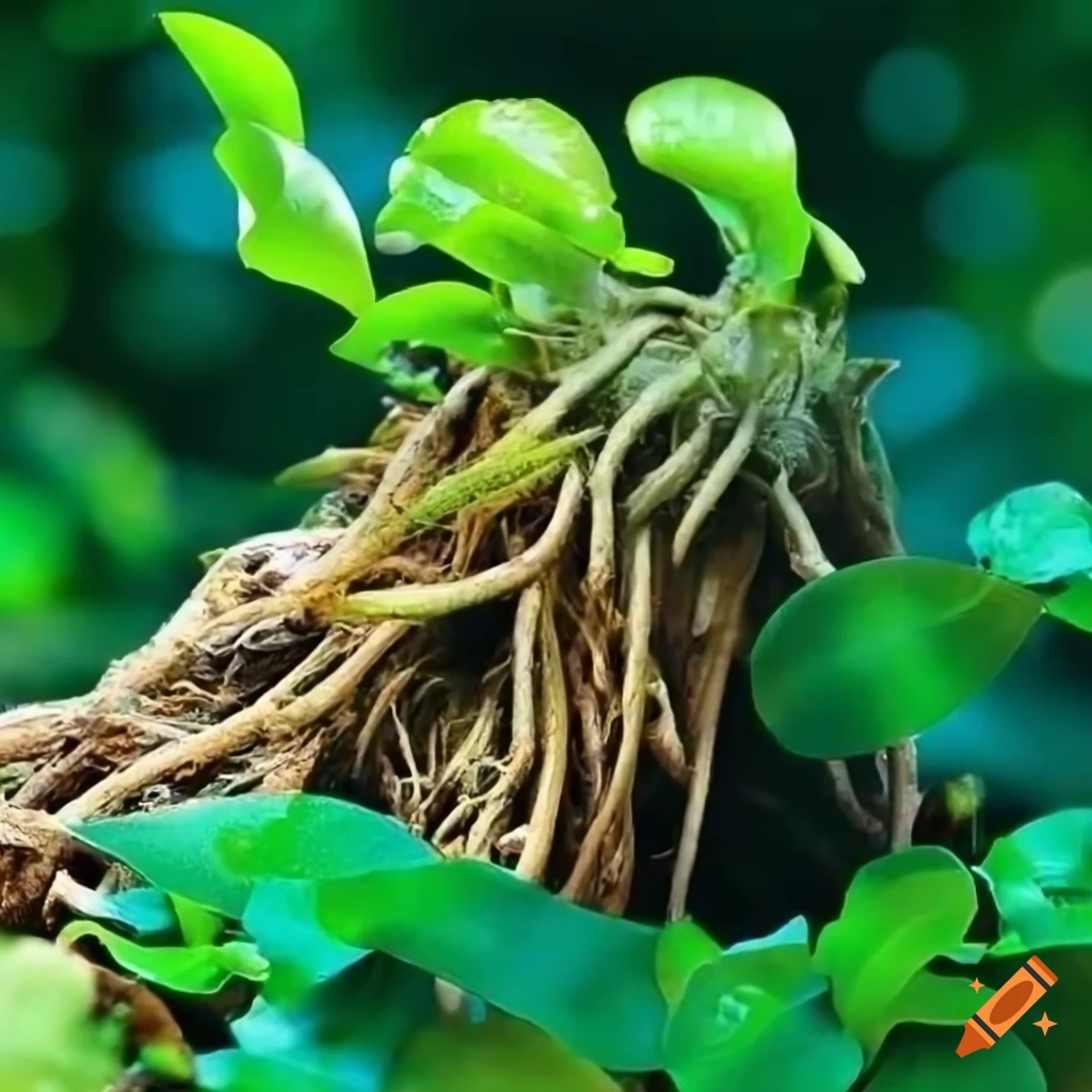 Rootstriders (Radixambulans) - Ancestral moving plant family with specialized root structures on ...