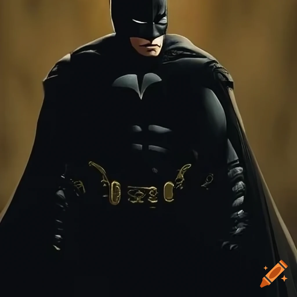 Batman looking up on Craiyon