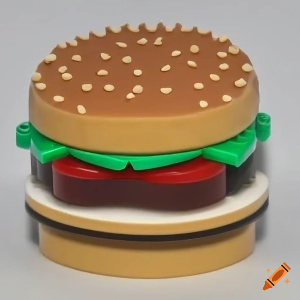 Lego burger on Craiyon