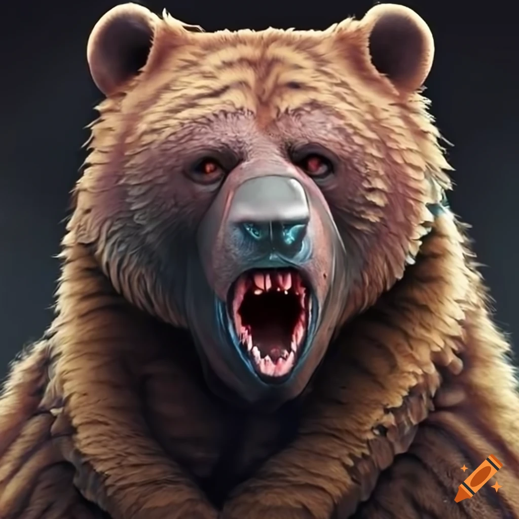 Trex bear hybrid on Craiyon