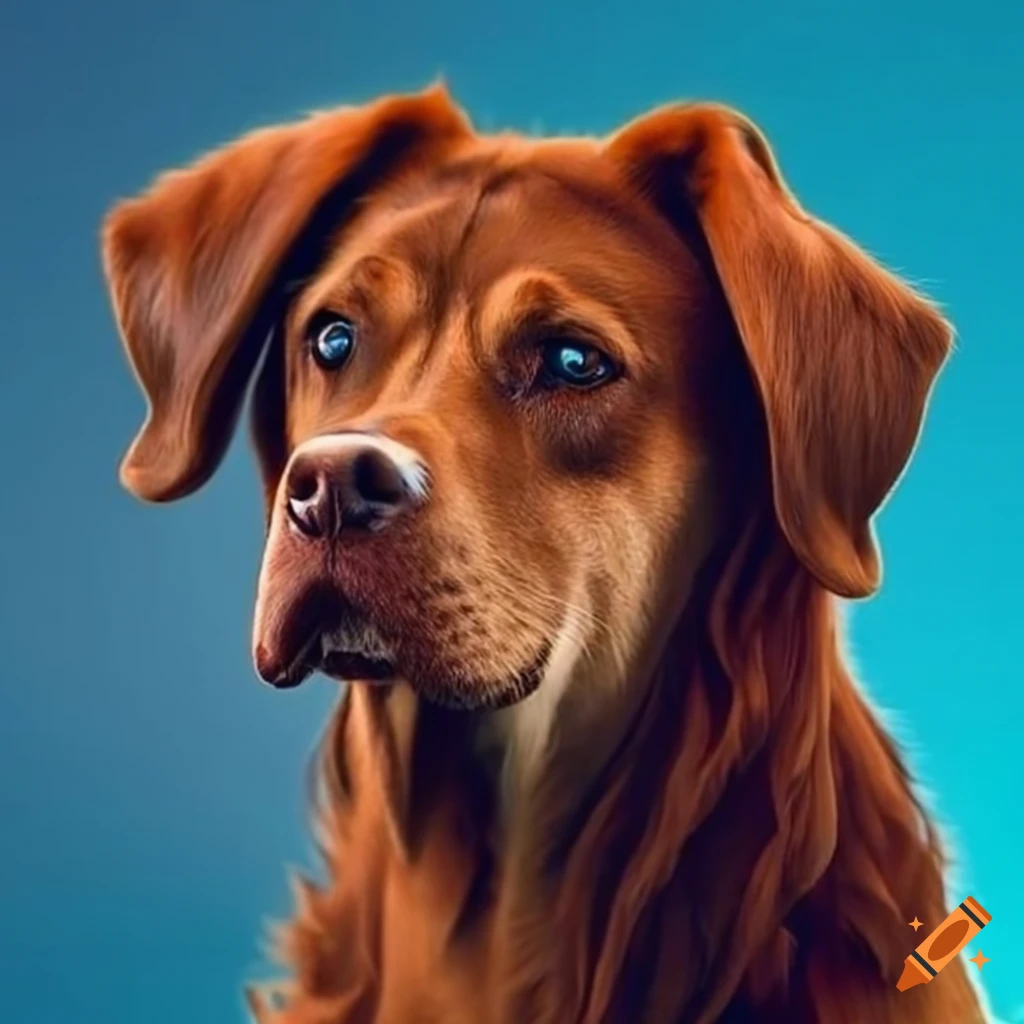 Attractive dog on Craiyon