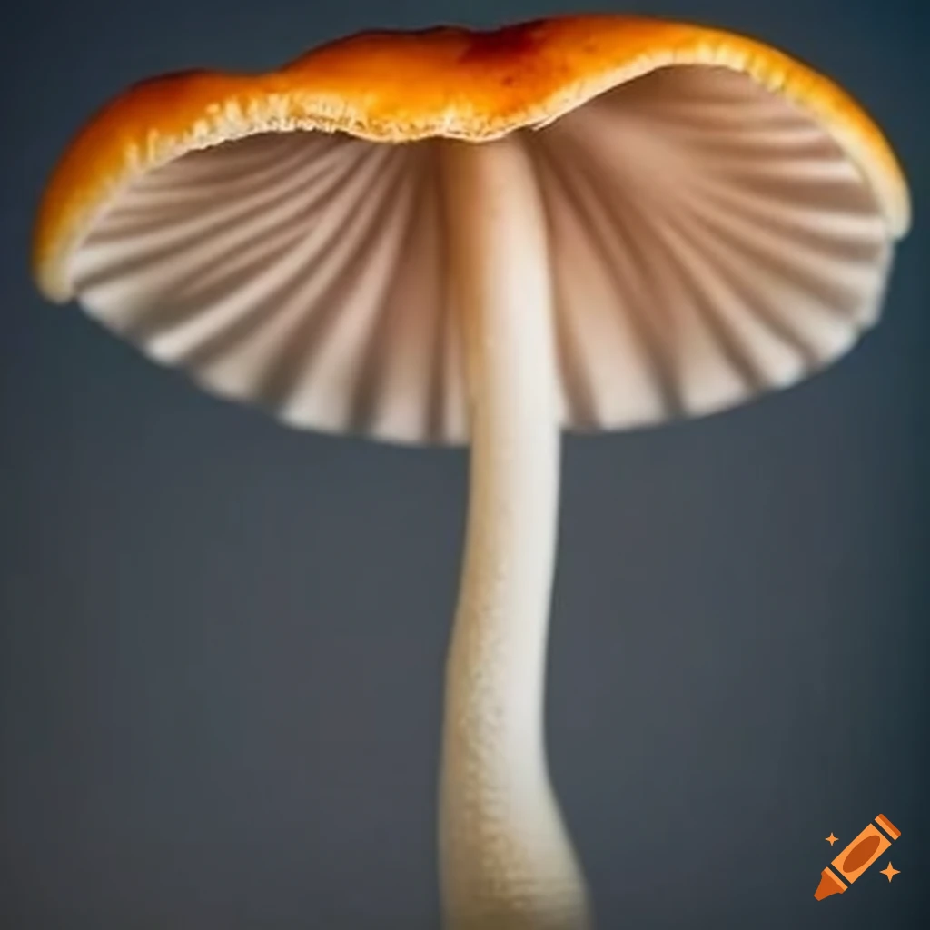 Magic mushroom view from below on Craiyon