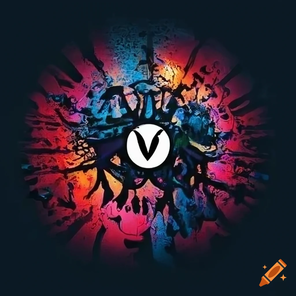 Cool rock band logo on Craiyon