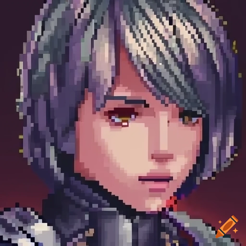 90s android cyborg anime girl with layered bob hairstyle in closeup ...