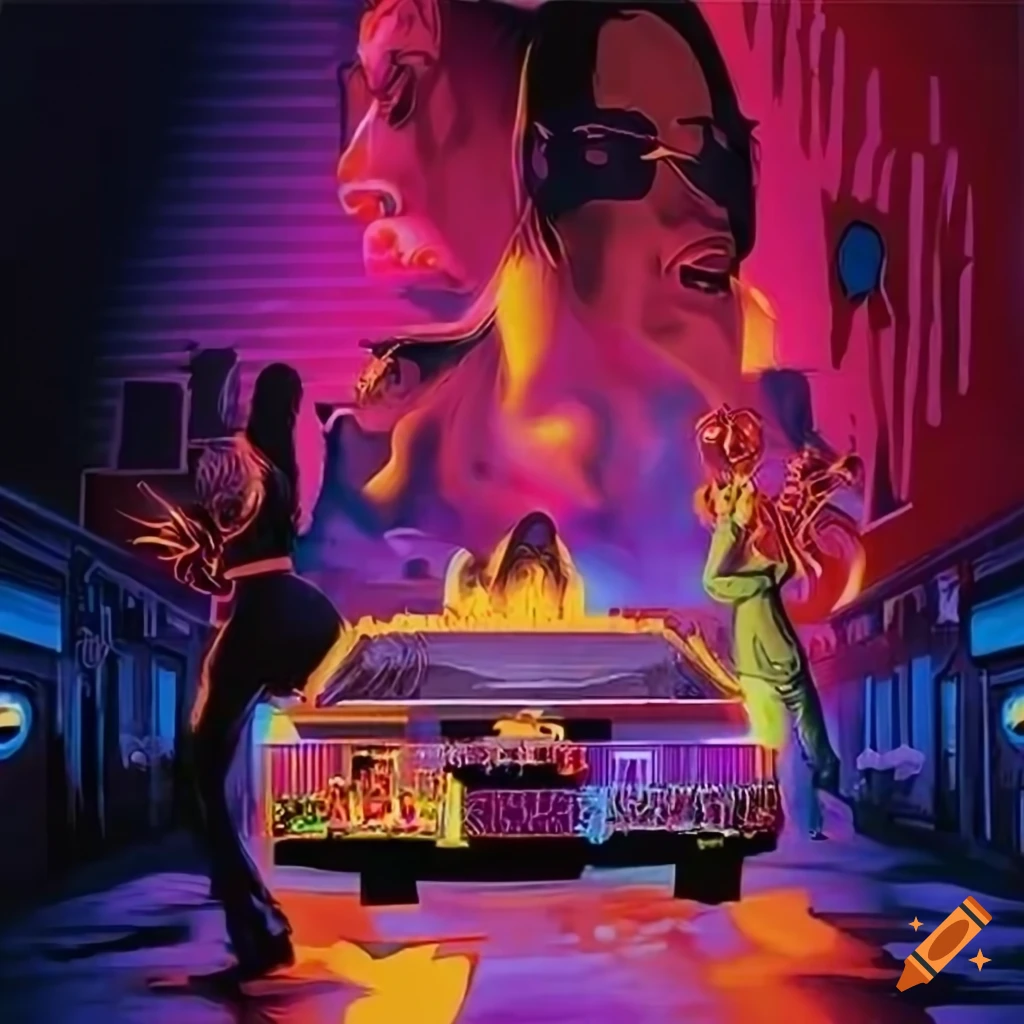 Retro 90s y2k college party poster featuring back to the future and ...