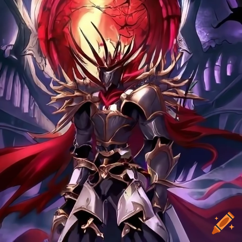 Anime character inspired by Catholicism with blood knight powers on Craiyon