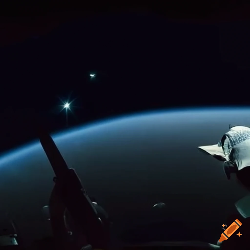 Empire strikes back scene on a plane on Craiyon