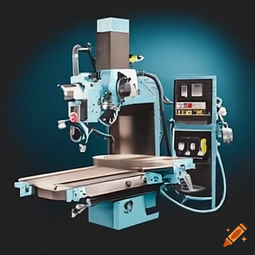 Conventional milling machine on Craiyon