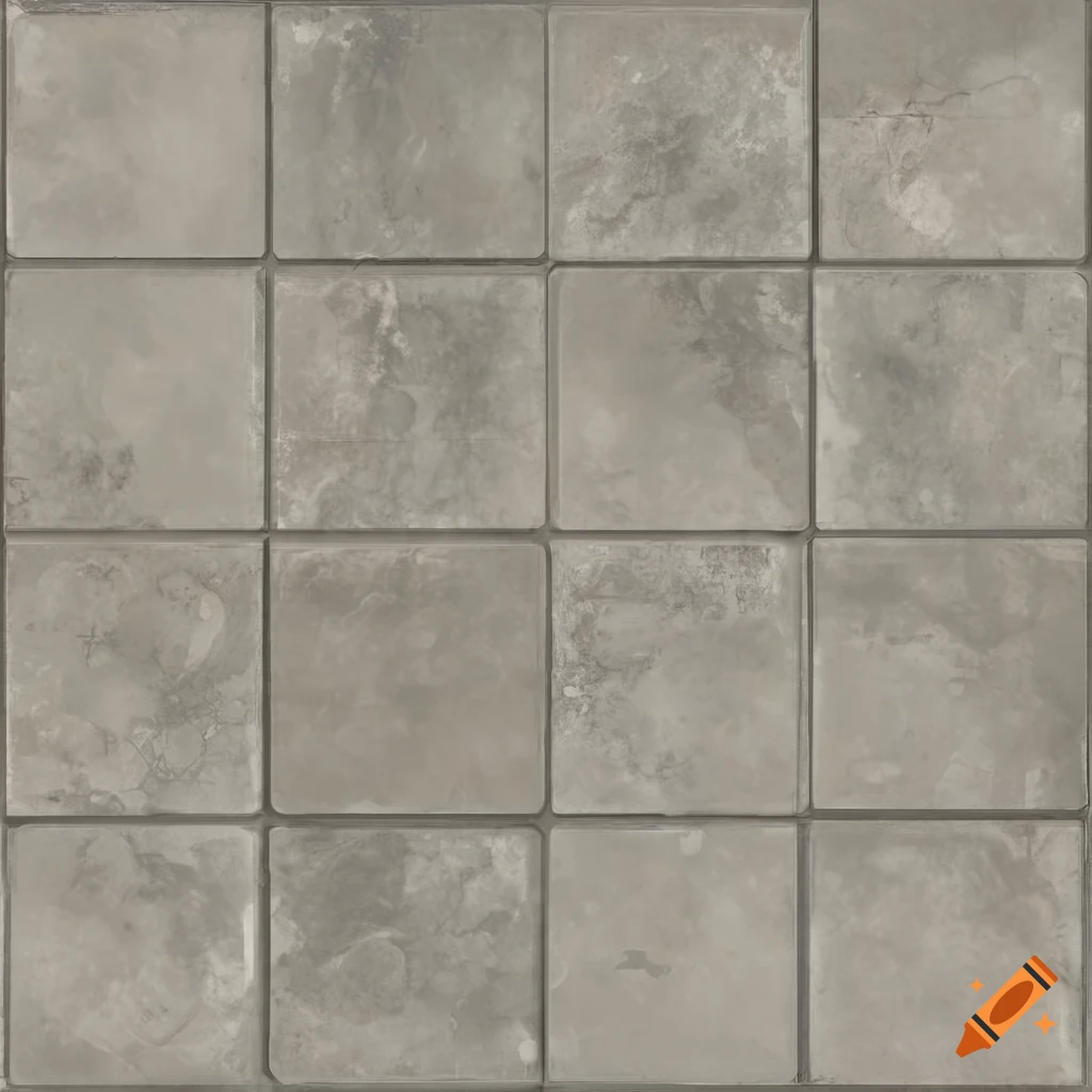 Industrial stone grid tile floor texture in 2d on Craiyon